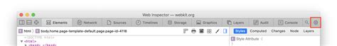 Web Inspector Settings Webkit Web Inspector Settings Webkit