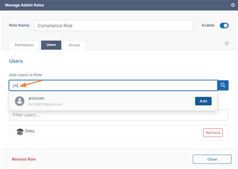 Managing Admin Users Filecloud Docs