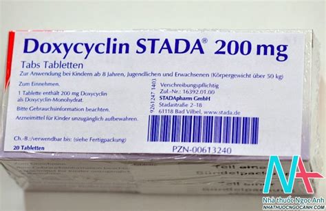 Thuốc Doxycyclin 100mg Công Dụng Liều Dùng Tác Dụng Phụ