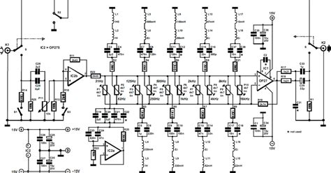 Audio Equalizer Schematic Diagrams Parametric Equalizer Sche