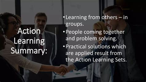 Action Learning Ppt