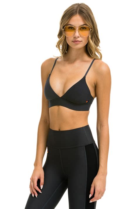 Triangle Adjustable Womens Sports Bra Tit Aviator Nation