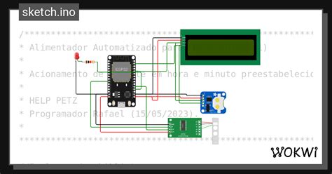 Projeto Alimentador Felinosv12 Wokwi Esp32 Stm32 Arduino Simulator