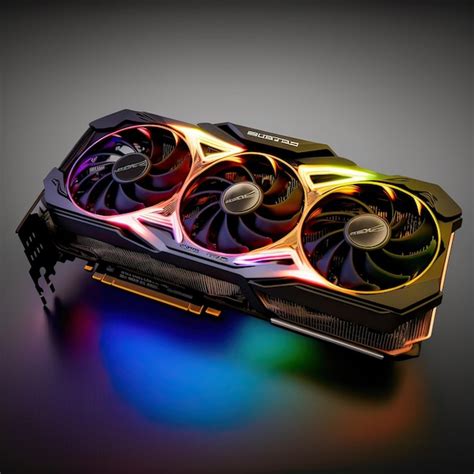 Premium Ai Image A 3d Concept Rgb Gaming Gpu Premium Ai Image A 3d Concept Rgb Gaming Gpu