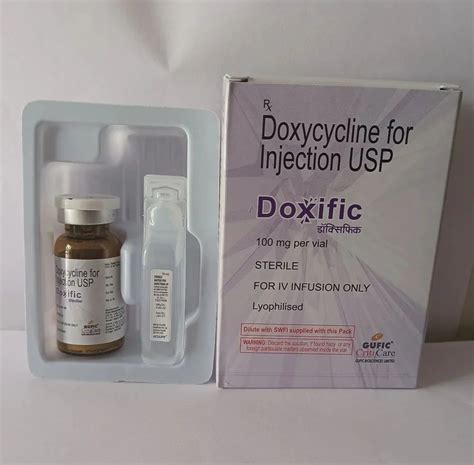 Doxific Doxycycline Injection Usp 100mg At ₹ 45 Vial In Nagpur Id 2853884273755