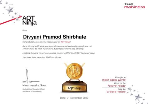 divyani shirbhate on linkedin automation techmahindra testautomation