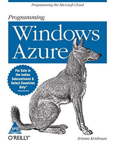 Programming Windows Azure 9789350230367 Abebooks
