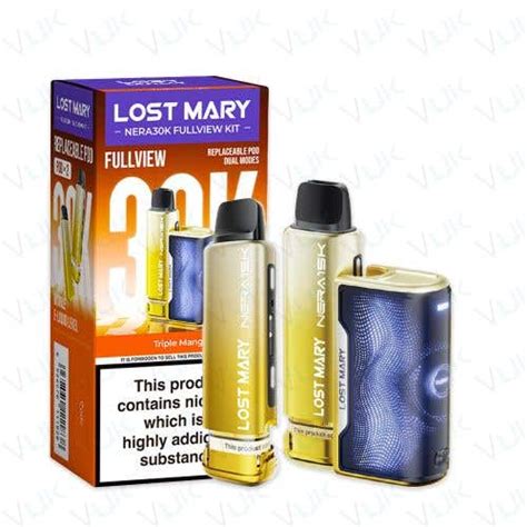 Lost Mary Nera 30k Fullview Prefilled Pod Kit Vape Uk