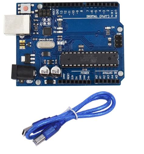 Tarjeta Uno R3 Atmega328 Smd C Cable Compatible Con Arduino