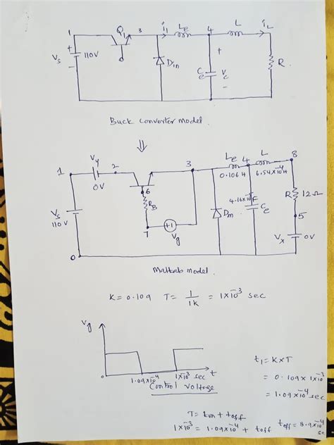Solved Build A MatLab Model Circuit Of An AC To DC Buck Converter Course Hero