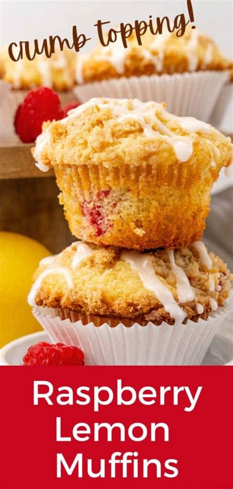 Lemon Raspberry Crumb Muffins Vintage Kitchen Notes