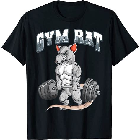 New Limited Gym 老鼠健身健美 T 恤 蝦皮購物