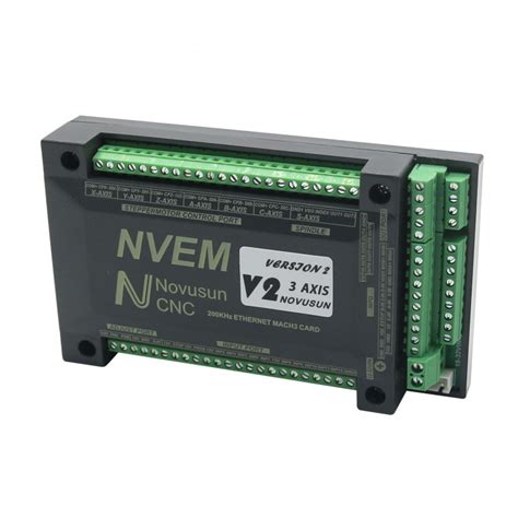 3 Axis 200khz Cnc Ethernet Controller Card Breakout Interface Mach3 Board For Pwm Spindle Motor