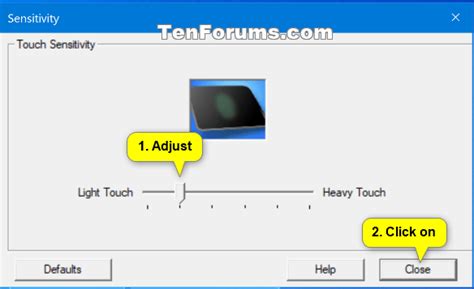 Adjust Touchpad Sensitivity In Windows 10 Tutorials