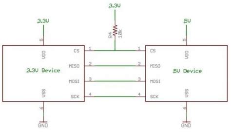 Directly Connecting The Devices Together See Above Will Overstress The V Device And