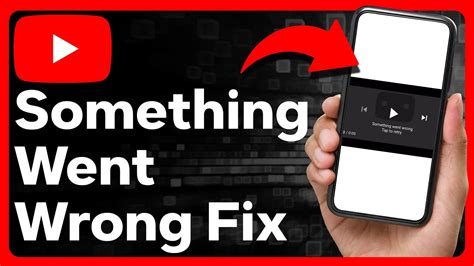 how to fix something went wrong tap to retry on youtube youtube