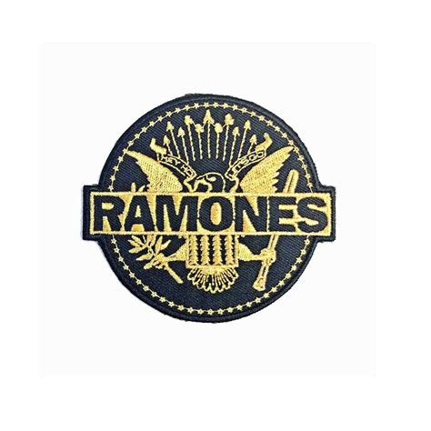 Ramones アイロンパッチ／ワッペン ラモーンズ Gold Seal バンドtシャツの通販ショップ『tee Merch 』