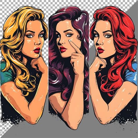 Girl Sexy Pop Art Psd High Quality Free Psd Templates For Download