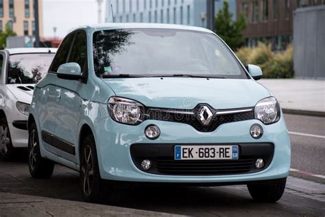 Renault Twingo Logo On Pink Rear Car Parked In The Street Editorial Image Image Of April