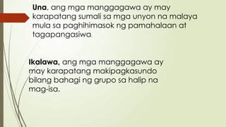 Mga Programa Ng Pamahalaan Para Sa Manggagawa Pptx