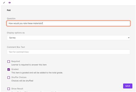 Adding Question Items To Slides