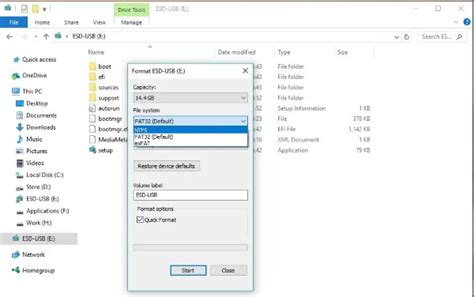 how to fix the file is too large for the destination file system