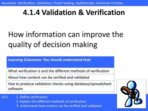 Ppt 414 Validation And Verification Powerpoint Presentation Free