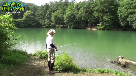 コイ釣り八十八ヶ所 46山梨県北伊那ヶ湖 YouTube