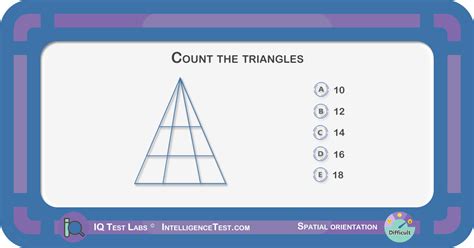 Iq Test Labs Count The Triangles