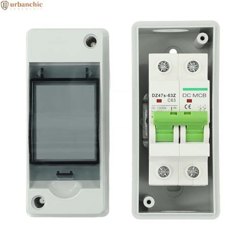 สวิตช์เบรกเกอร์วงจร Dc พร้อมสายไฟ 2p 63a Ip65 กันน้ํา M20 Shopee Thailand