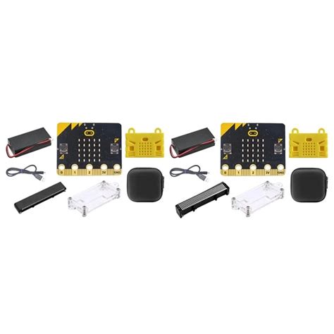 Bbc Microbit Starter Kit Programmable Learning Development Boa Battery Cas H1q2 £2641