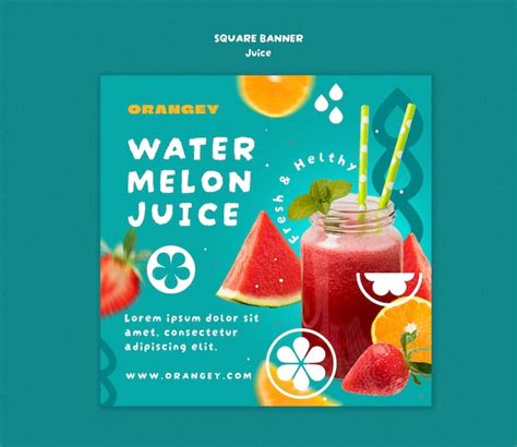 Premium Psd Juice Template Design