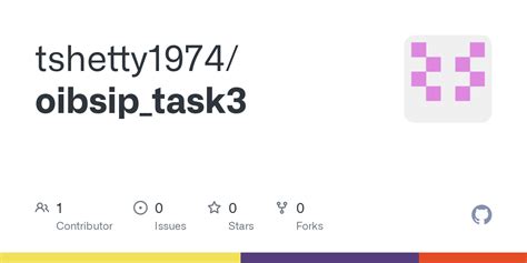 GitHub Tshetty Oibsip Task