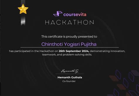 hackathon2024 coursevita innovation collaboration hackathon techcommunity