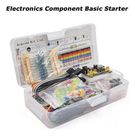kit eletrônica iniciante com placa compatível arduino uno r3 mercadolivre