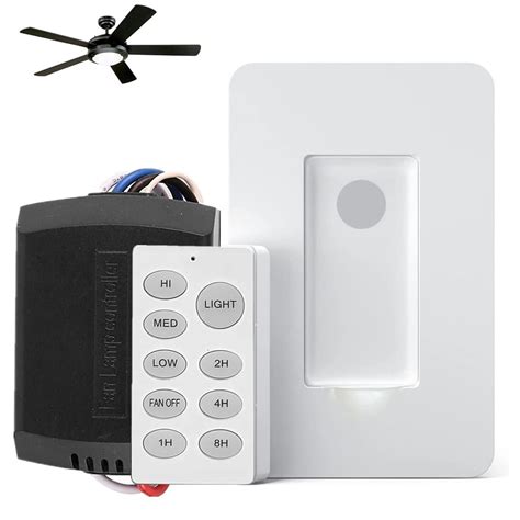 Hankistone Universal Ceiling Fan And Light Remote Control Kit Walmart