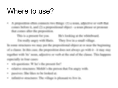 Solution Preposition And Article And Their Usage Studypool