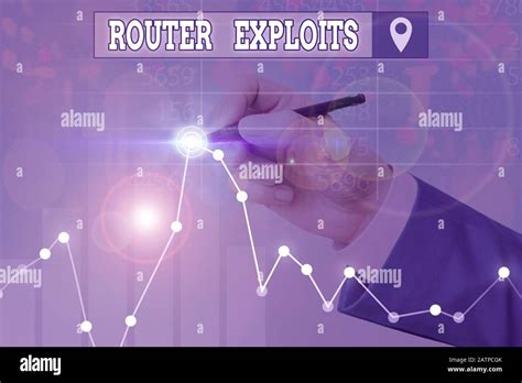 Writing Note Showing Router Exploits Business Concept For Takes Advantage Of A Security Flaw In