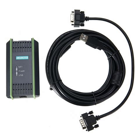 Plc Cable For Siemens S7 200 300 400 6es7 972 0cb20 0xa0 Usb Mpi Pc
