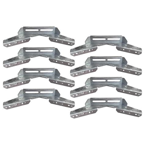 8 Pack Pontoon Wing Bunk Brackets For Boat Pontoon Bolster Trailer V