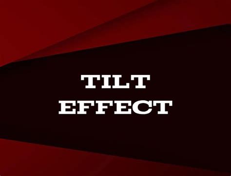 Tilt Effect Essential Classy Addons For Elementor