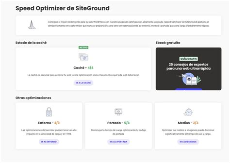 Tutorial Para El Plugin Speed Optimizer Siteground Tutoriales