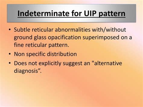 Hrct Basics Of Uip Posterpptx Lung And Respiratory Health Diseases And Conditions