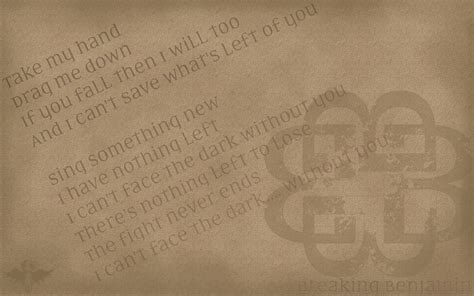 Breaking Benjamin Lyrics Wallpaper