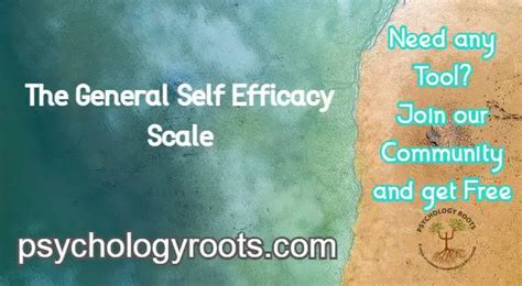 The General Self Efficacy Scale Psychology Roots