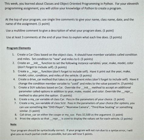 Solved This Week You Learned About Classes And Object