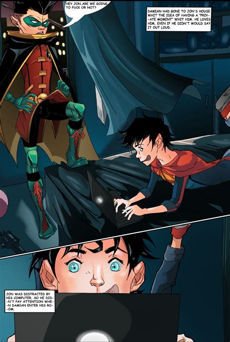 Rule 34 Battle Of The Supersons Damian Wayne Dc Dc Comics Jon El