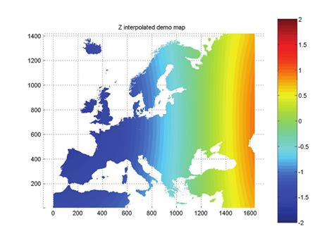 A Demonstration Map With Dummy Data Of Europe Using Matlab Download