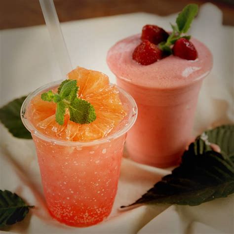 입안이 정화되는 리얼자몽주스🍊 와 딸기주스🍓 자몽 딸기🍓 Bunkerhillofficial