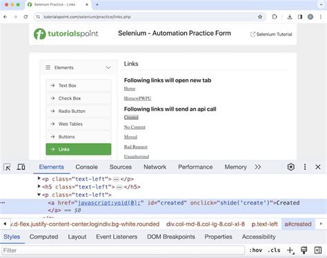 Selenium Webdriver Locator Strategies